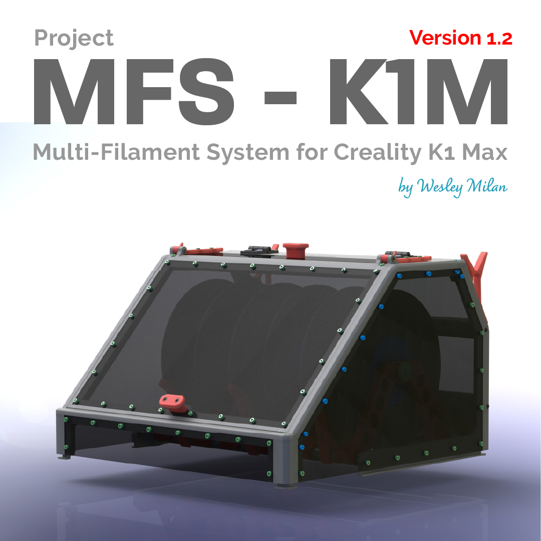 Project Multi-Filament System for Creality K1 Max (MFS-K1M) - Ebook + – Inventor's Garage