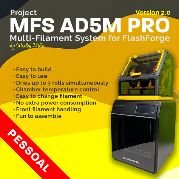 Project Multi-Filament System for FlashForge Adventure 5M Pro (MFS-AD5 ...